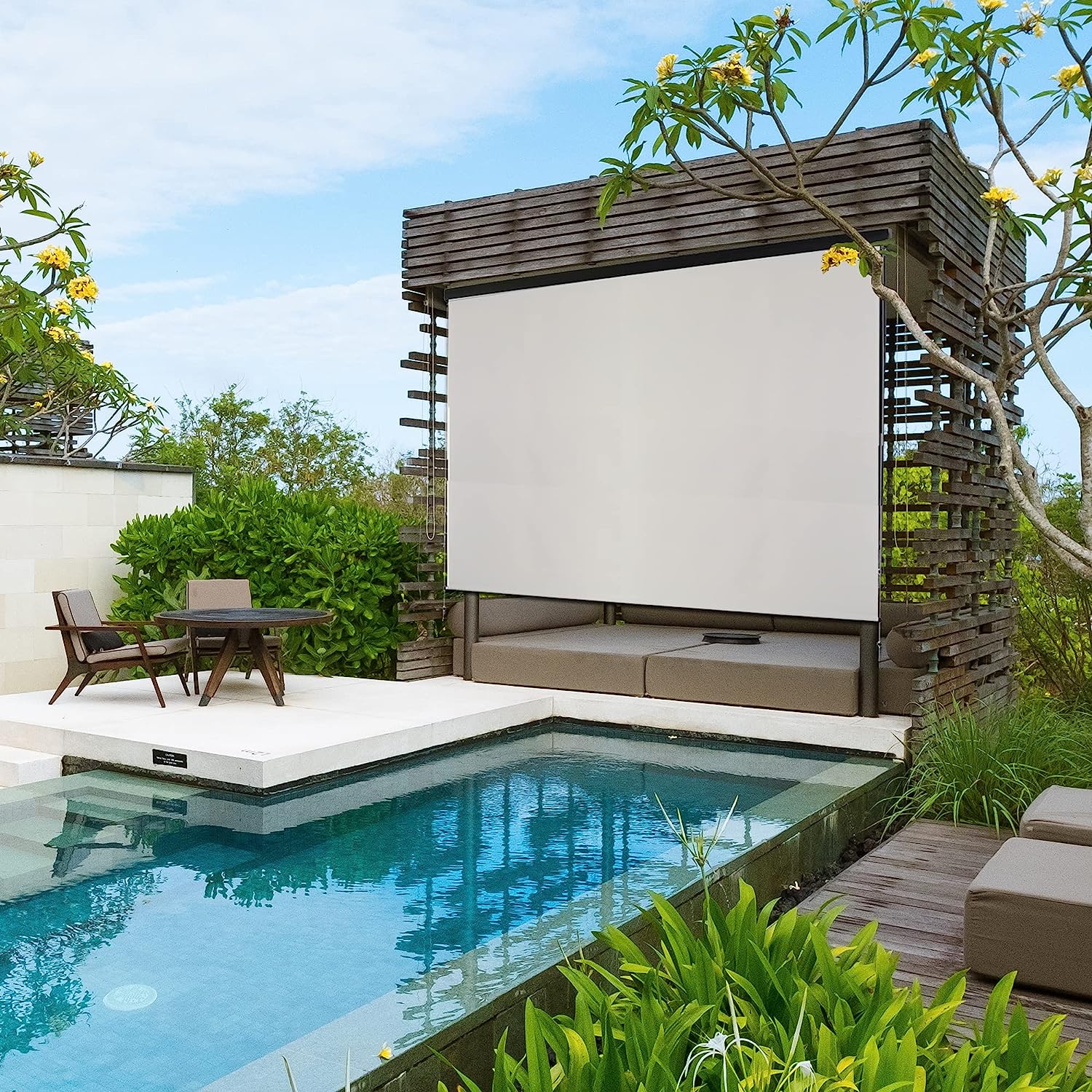 8 Stunning Designs Of Motorized Shades For Outdoor Patio